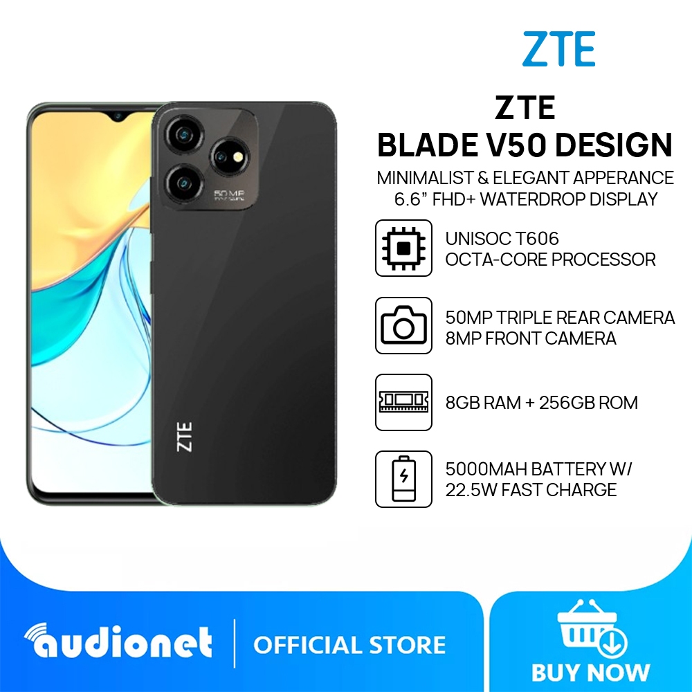 ZTE Blade V50 Design | 8GB+256GB | Unisoc T606 | 6.6” FHD+ Display ...
