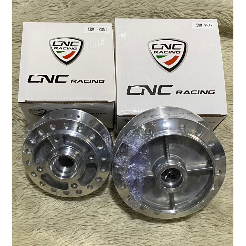 CNC Aluminum Front & Rear Hub Set for Honda XRM 110 - High Performance ...