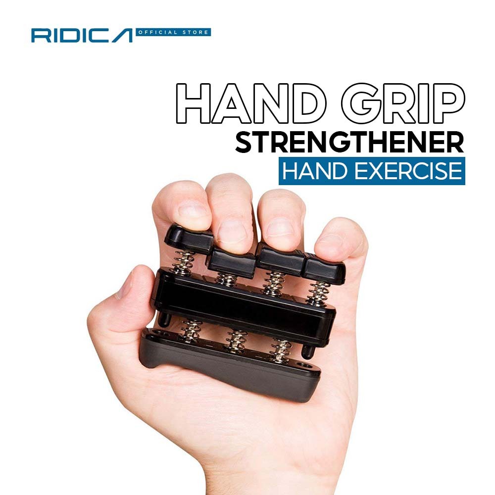 RIDICA STRESS RELIEVER Hand grip strengthener spring exerciser exercise ...