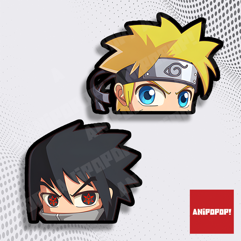 [FREE GIFT!] Naruto Waterproof Anime Chibi Peeker Stickers for ...