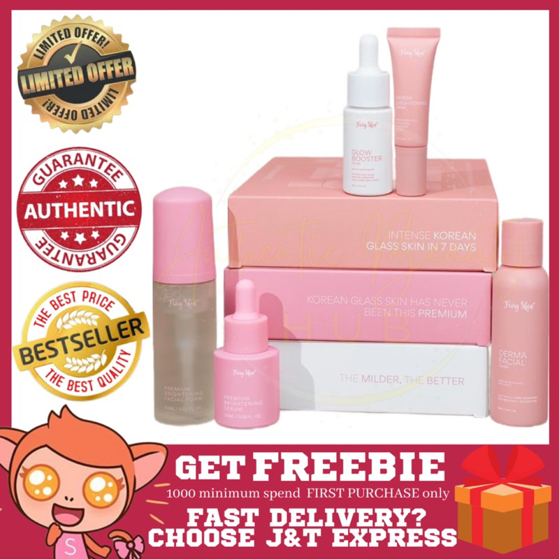 AUTHENTIC Fairy Skin Derma Facial / Premium Brigthening / Mild Kit ...