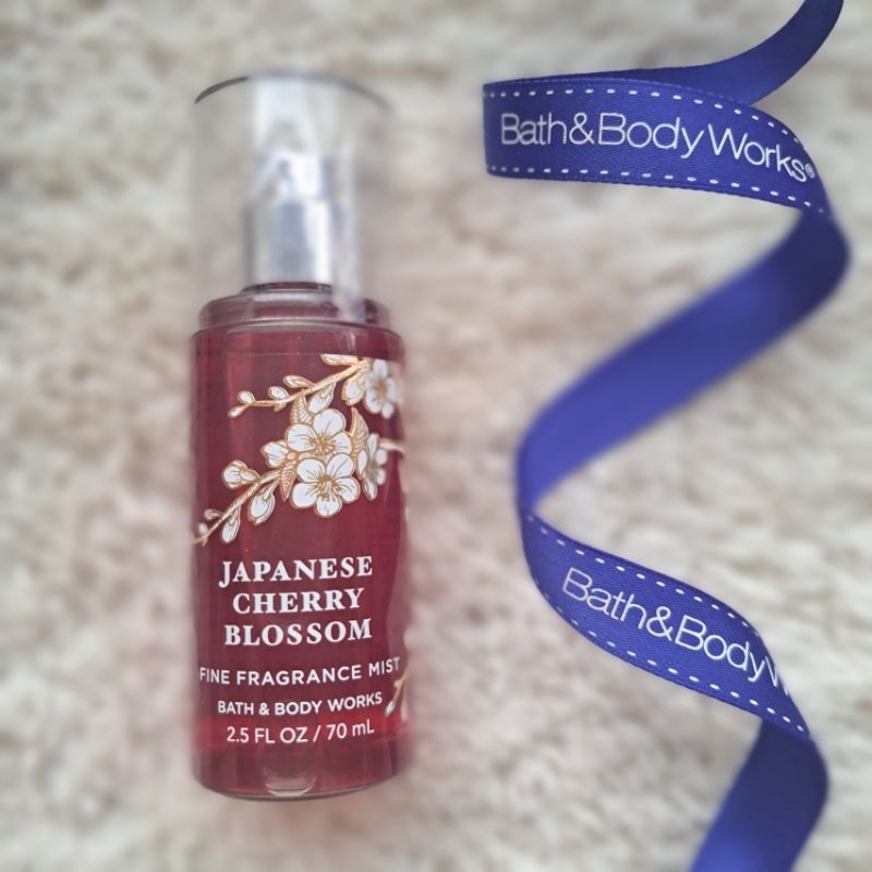 Original Bath & Body Works USA Japanese Cherry Blossom Travel Size Fine Fragrance Mist 75ml ...