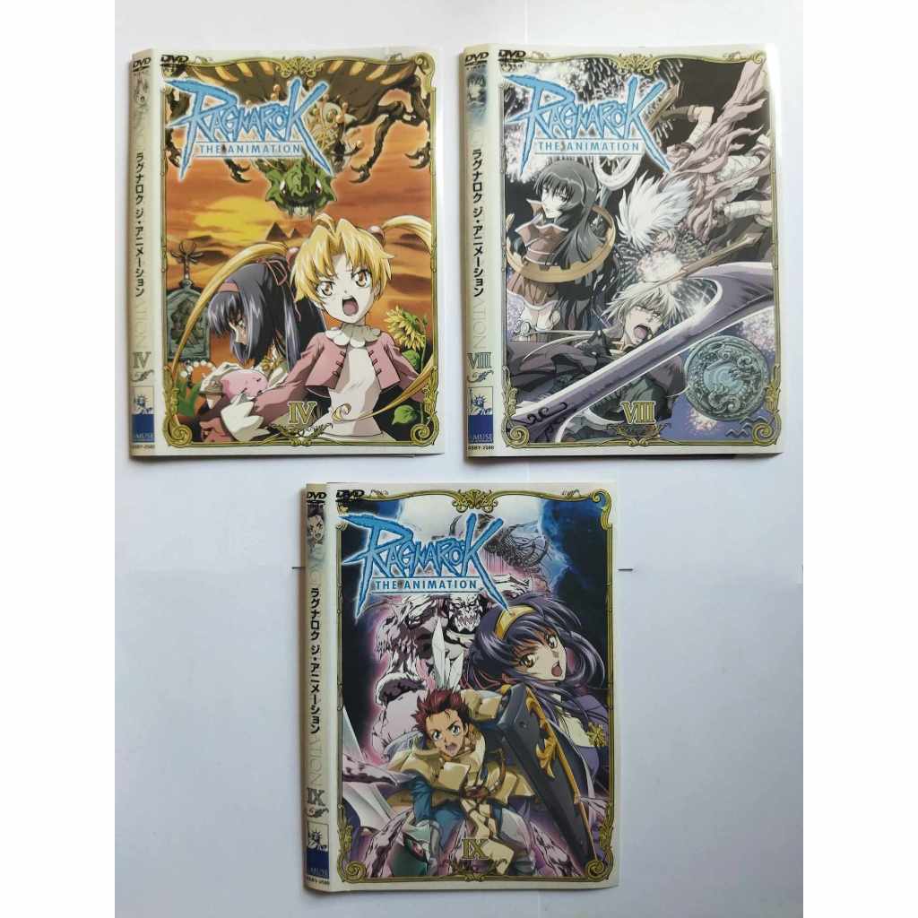 Ragnarok Online The Animation Volume IV,VIII and IX Japanese Version ...