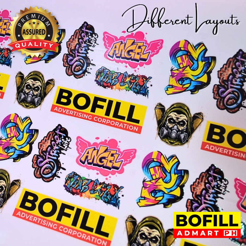 UV DTF - Embossed Permanent Sticker (SELF-ADHESIVE PROCESS) | Shopee ...