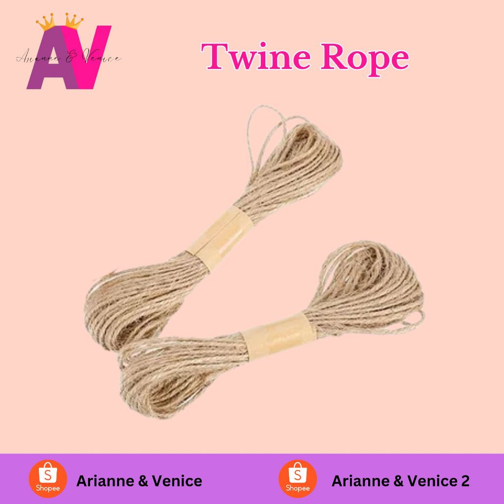 10 meters Twine Rope Jute String for Souvenir Tags and Hang Tags ...