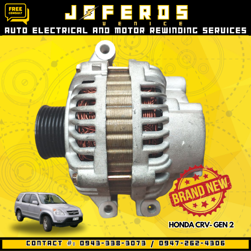 ALTERNATOR FOR HONDA CRV GEN- 2 K20 ENGINE AUTOMATIC / MANUAL ...