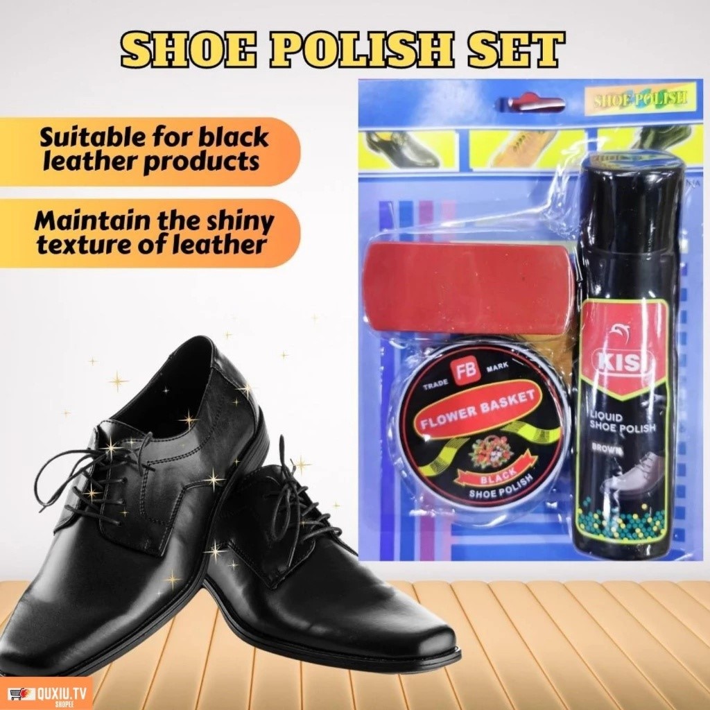 Shoe Shine Polish Set | Shopee Philippines