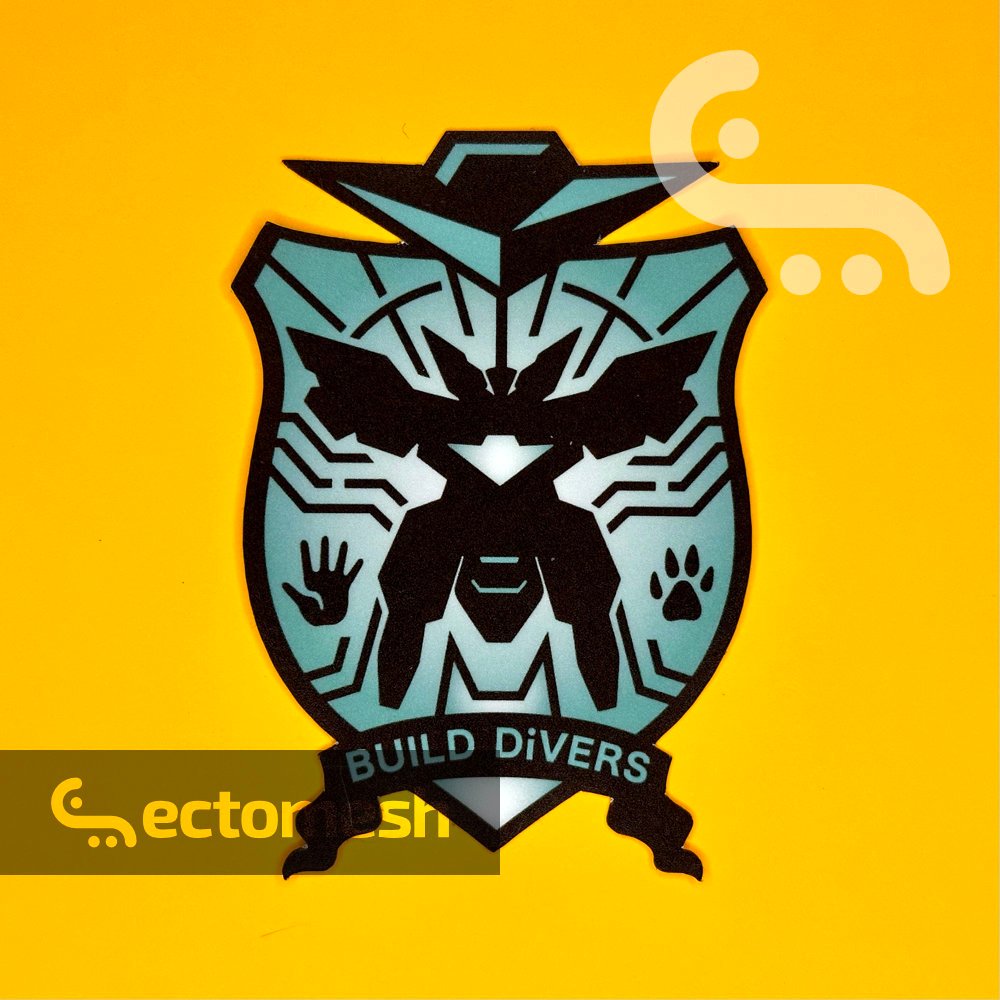Build Divers Emblem Badge Vinyl Waterproof Sticker | Shopee Philippines