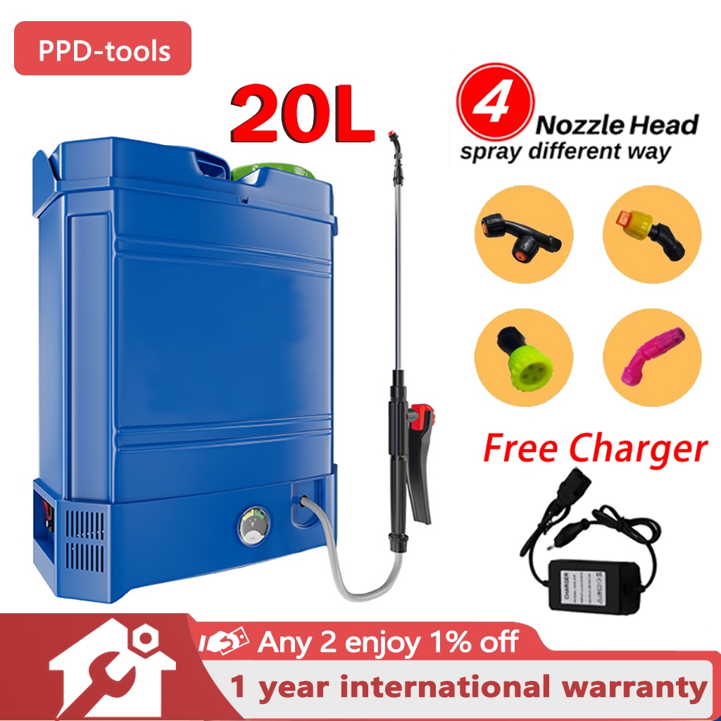 20L Knapsack Electric Sprayer Agriculture Rechargeable Sprayer ...
