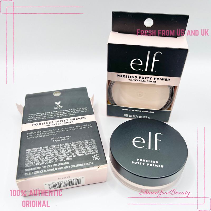 Elf Poreless Putty Primer 21g | Shopee Philippines