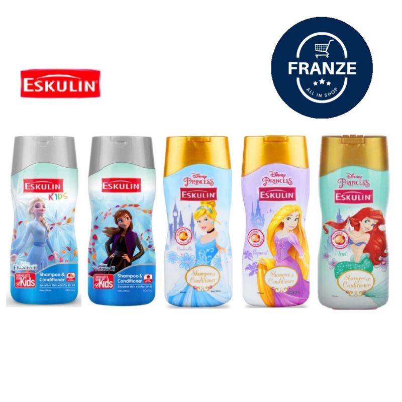 ESKULIN Princess Shampoo & Conditioner 200ml | Shopee Philippines