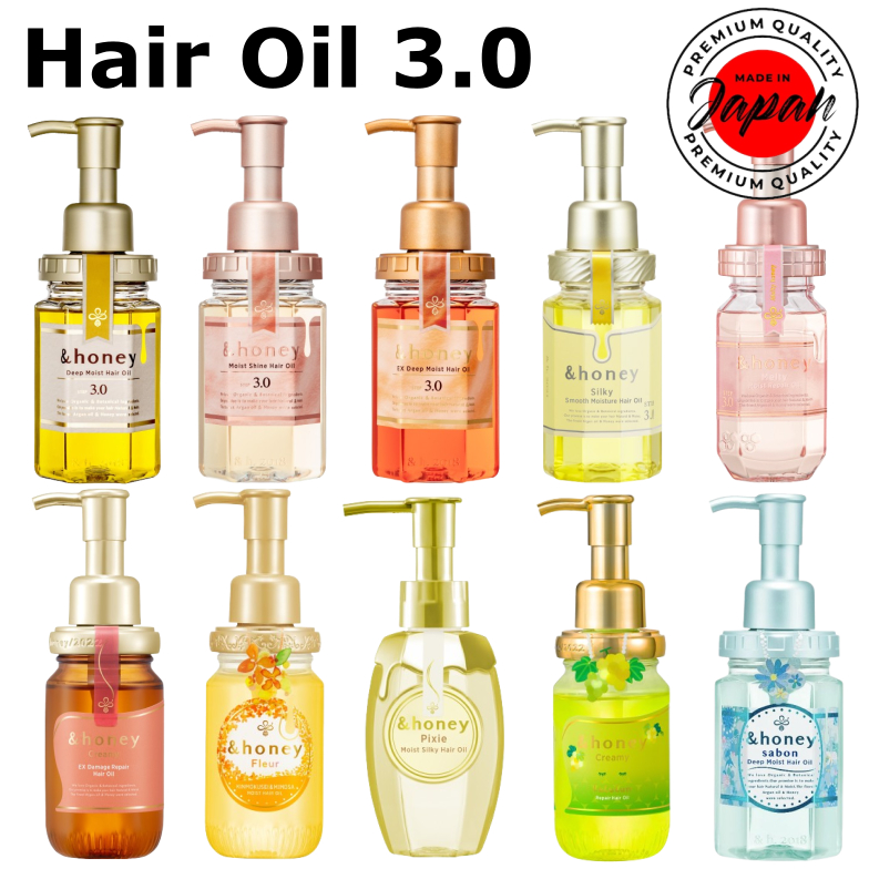 &honey [hair oil 3.0] 100mL Moroccan Organic Oil 100% Damage Care ...