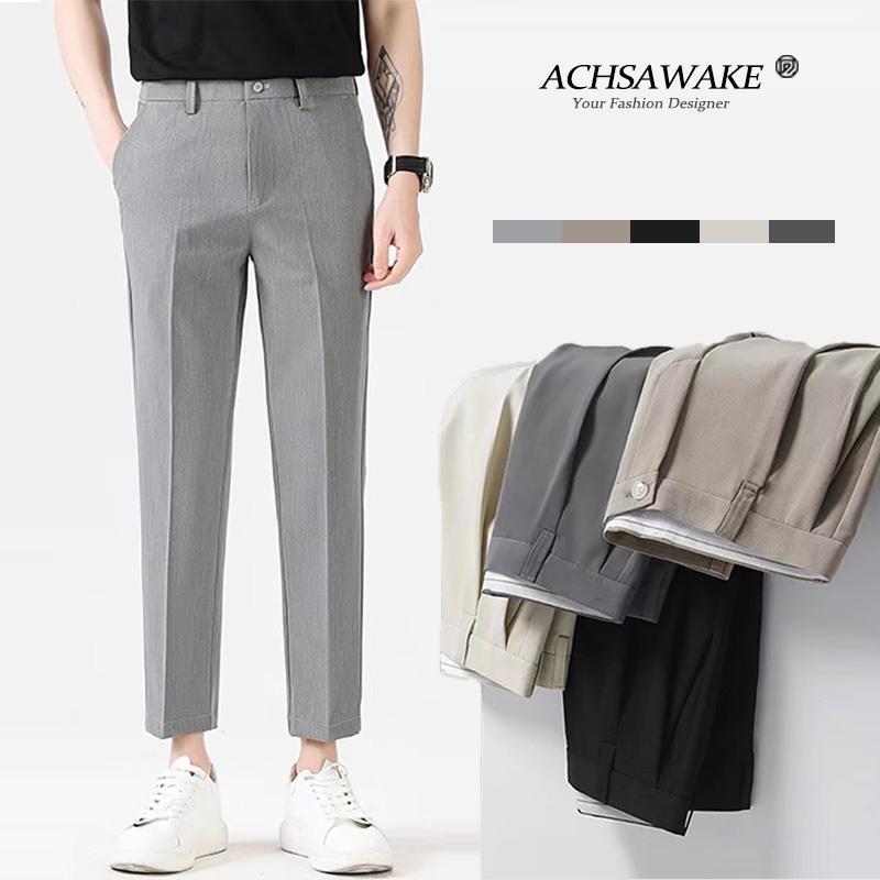 BU 7Colors Korean Fashion Trouser For Men Slacks Suit Pants(COD ...