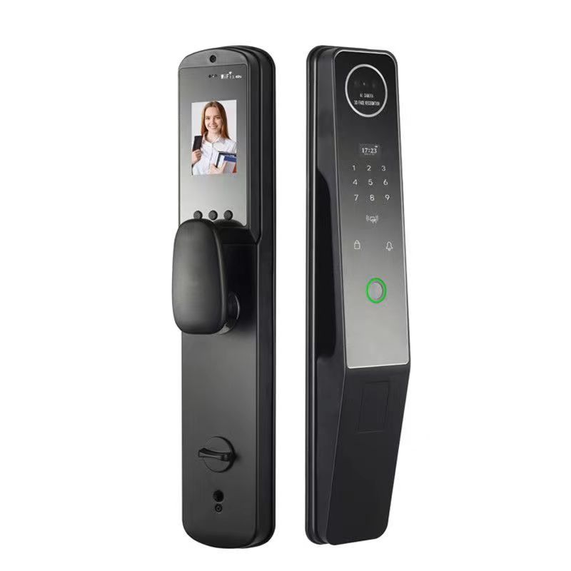 Automatic intelligent lock 3D face recognition lock visual cat eye ...