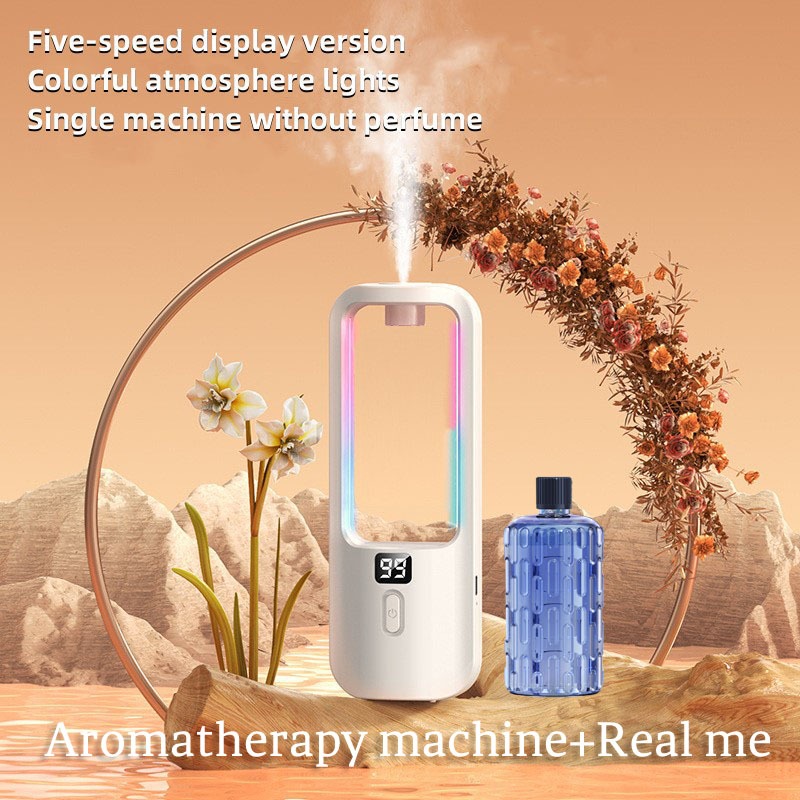 Digital display Rechargeable Fragrance Machine Automatic Aroma Diffuser ...