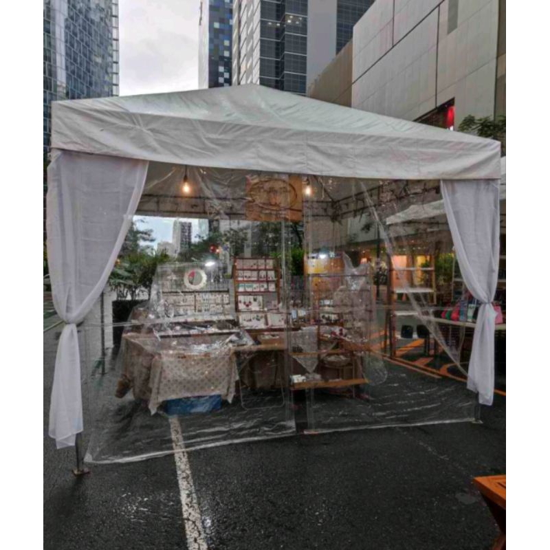 13ft x 18ft exact TRANSPARENT CLEAR TRAPAL (MACHINE HEAT PRESS) LONA ...