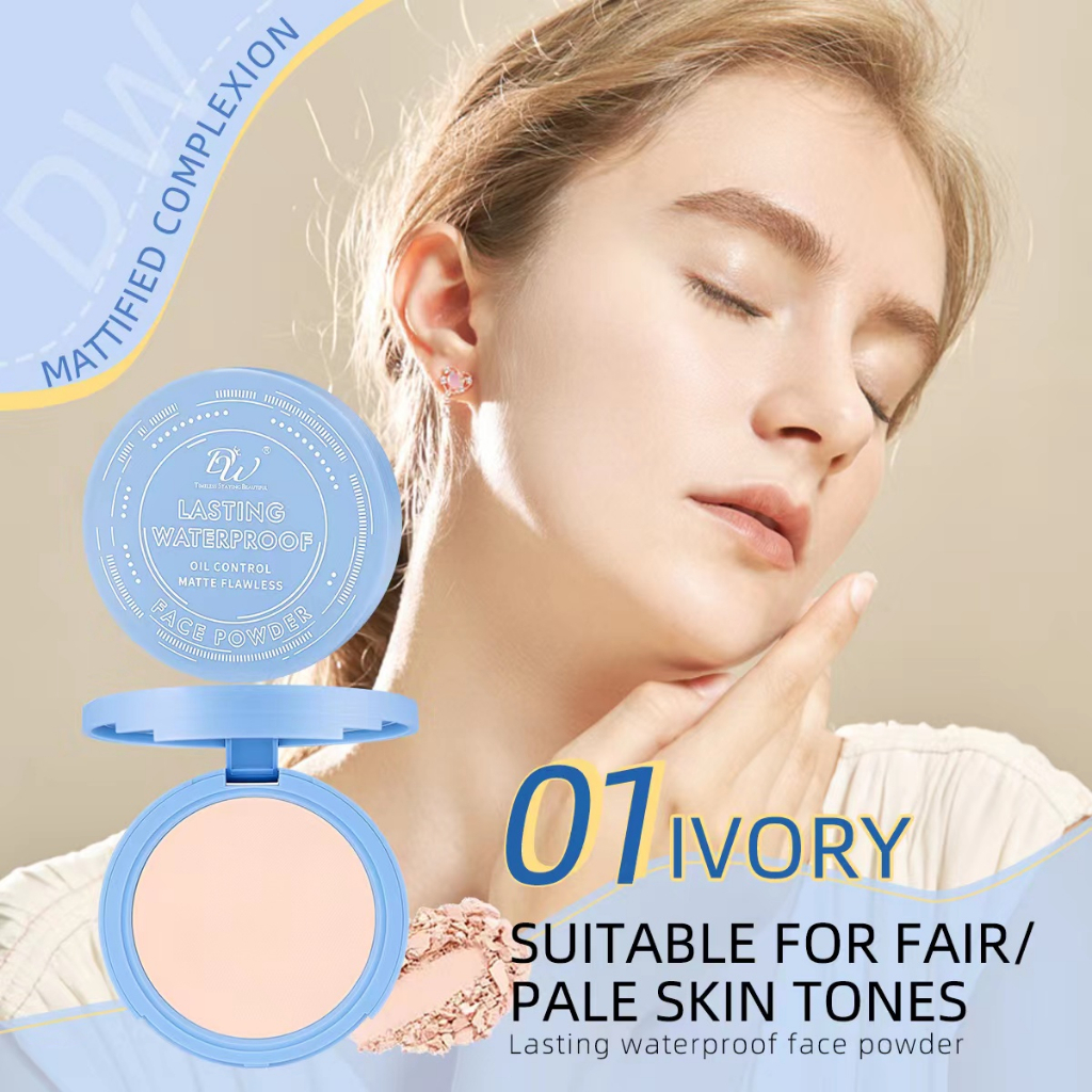 DW Lasting Waterproof Oil Control Matte Flawless Face Pressed Powder 10g | Shopee Philippines