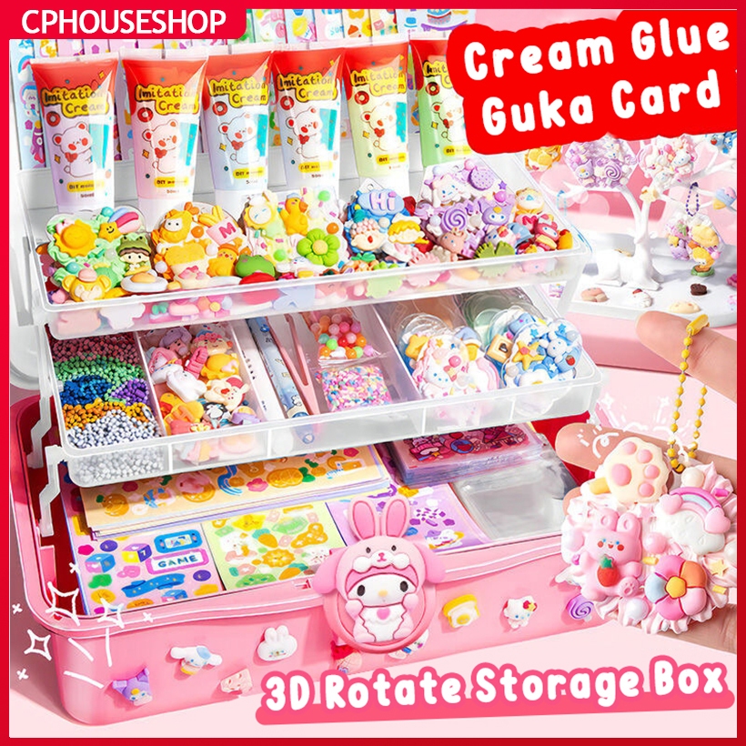 Cream Glue Goo Card Set Cartoon customized Sticker for kids guka set ...