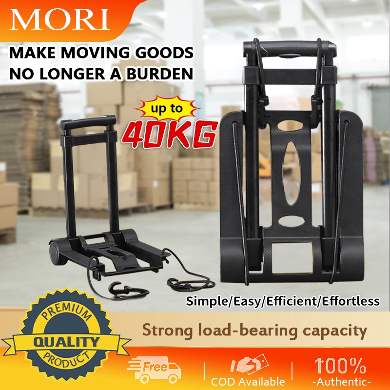 MORI Portable Hand Cart Folding Luggage Cart Trolley Light Durable ...