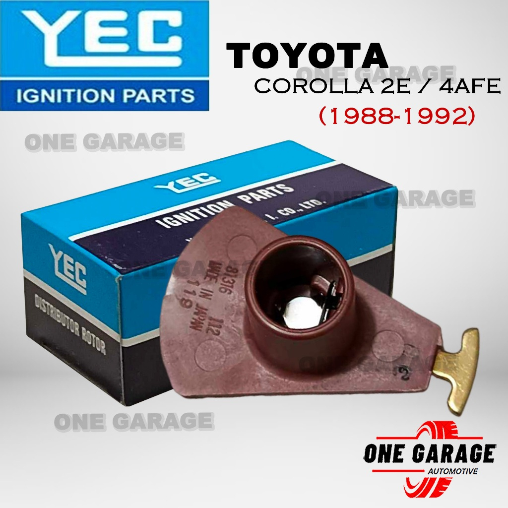 YEC Distributor Rotor For TOYOTA COROLLA 2E / 4AFE (1988-1992) | Shopee ...
