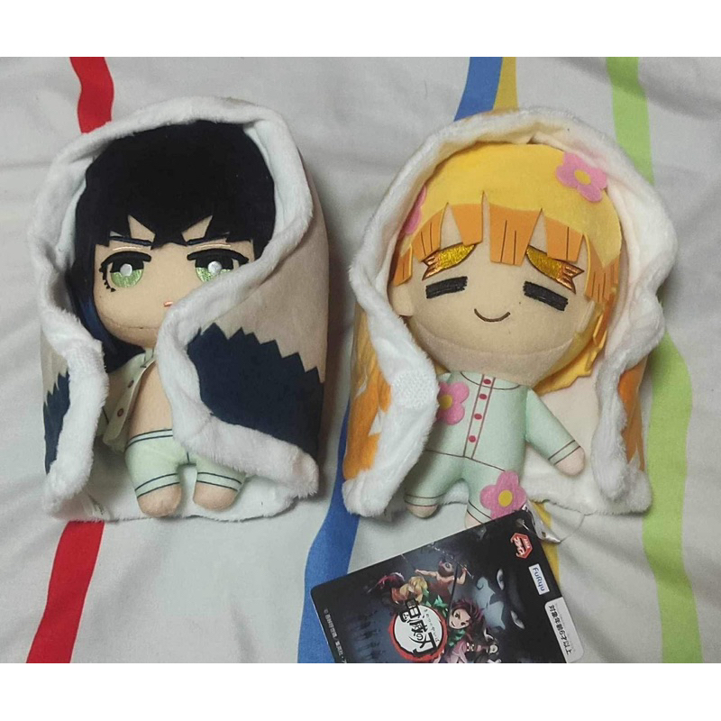 DEMON SLAYER PAJAMA Sleepover PLUSH BUNDLE Rengoku Zenitsu Inosuke ...