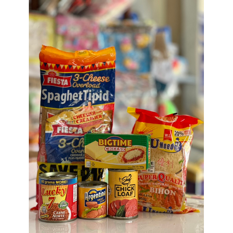 FOOD BASKET GROCERY PACKAGE ₱300 Pesos only! | Shopee Philippines