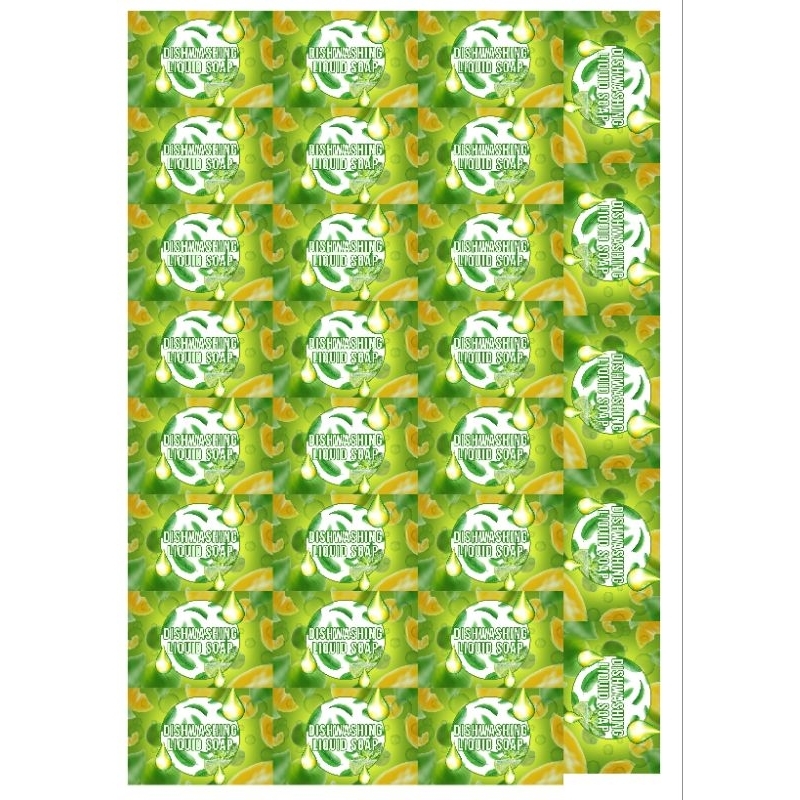 CALAMANSI STICKER 3X2 100pcs for 100pesos. | Shopee Philippines