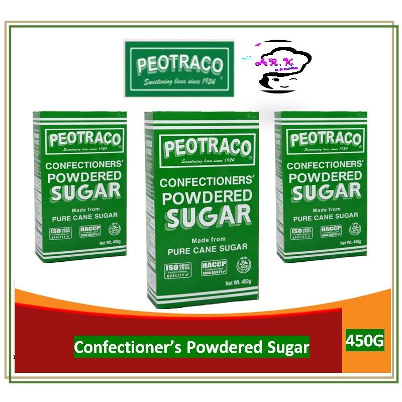 Peotraco Confectioner’s Powdered Sugar 450G | Shopee Philippines
