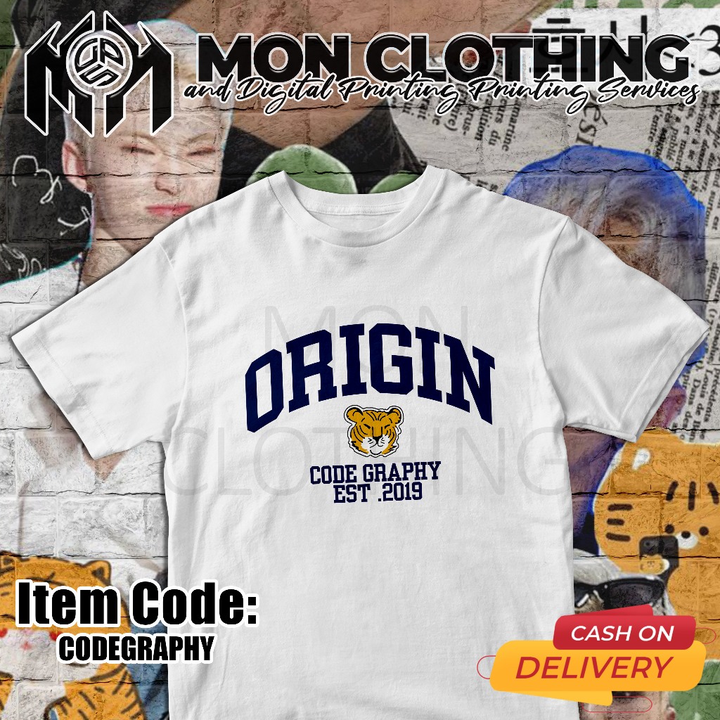 CODEGRAPHY X SEVENTEEN HOSHI ORIGIN TIGER Logo Inspired T-Shirt Unisex ...