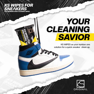 KS Wipes(30WIPES) for Sneaker Gentle Cleaning White Shoes Care Easy ...