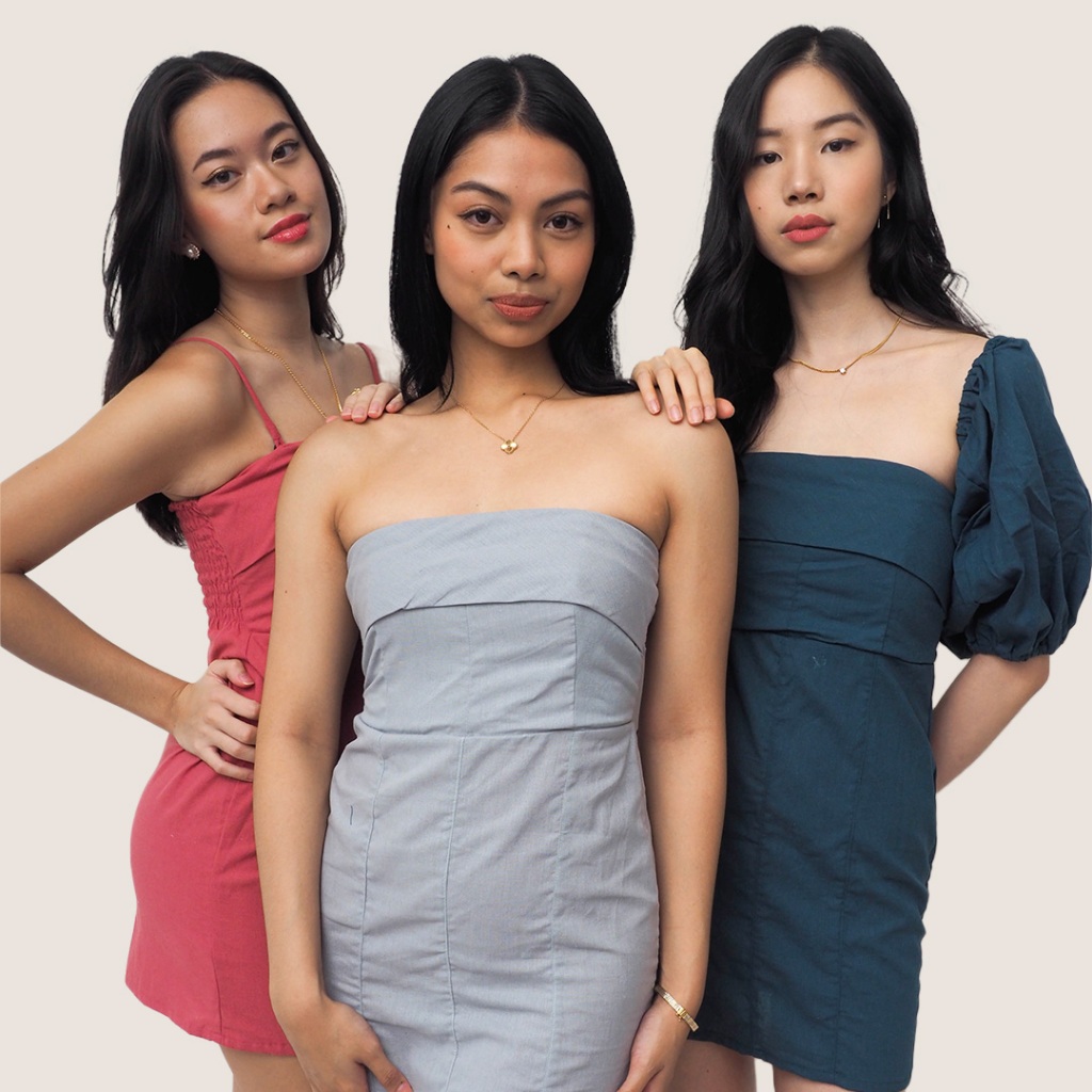 Hey Riley Mia Chic 3-in-1 Dress As Tube, Straps, or Sleeves for Women ...