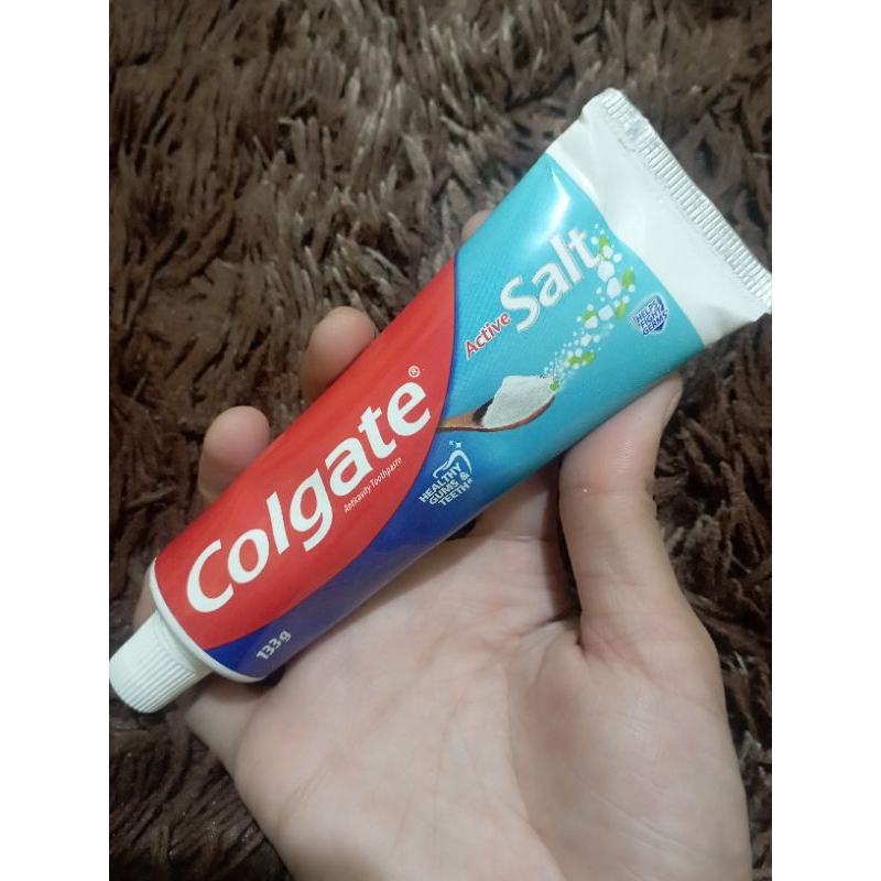 Colgate Active Salt Toothpaste 133G (NO BOX) | Shopee Philippines