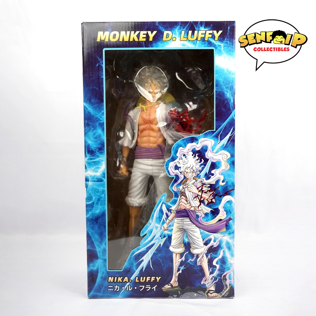 HQKO Standing Position Five Nika Sun God Monkey D Luffy Gear 5 Figurine ...