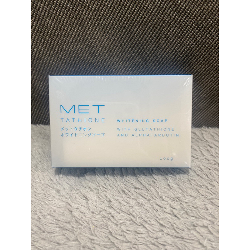 MET TATHIONE whitening soap/100g | Shopee Philippines