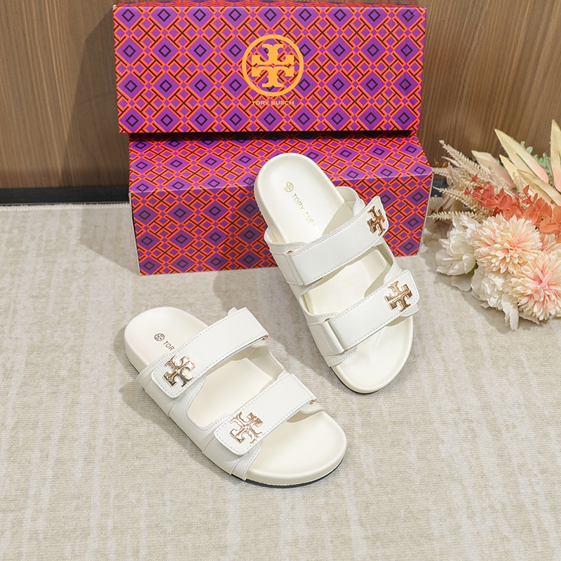 NEW TB sandals for women high quality two strap slipper with box T28 ...