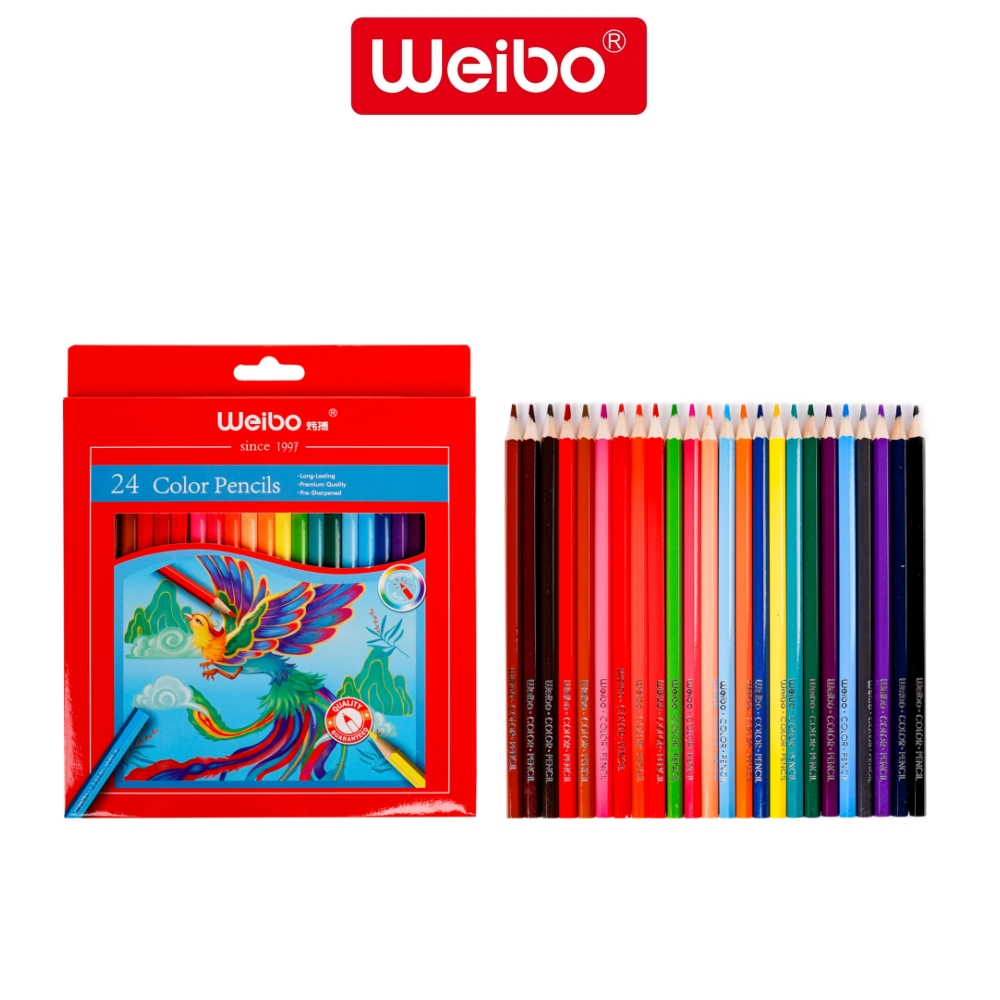 WEIBO WB-9019-24 HIGH QUALITY COLOR PENCIL | Shopee Philippines