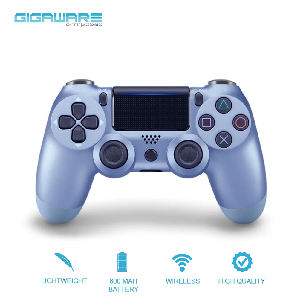 Gigaware DoubleShock 4 Wireless Gamepad Controller Accessory Console ...