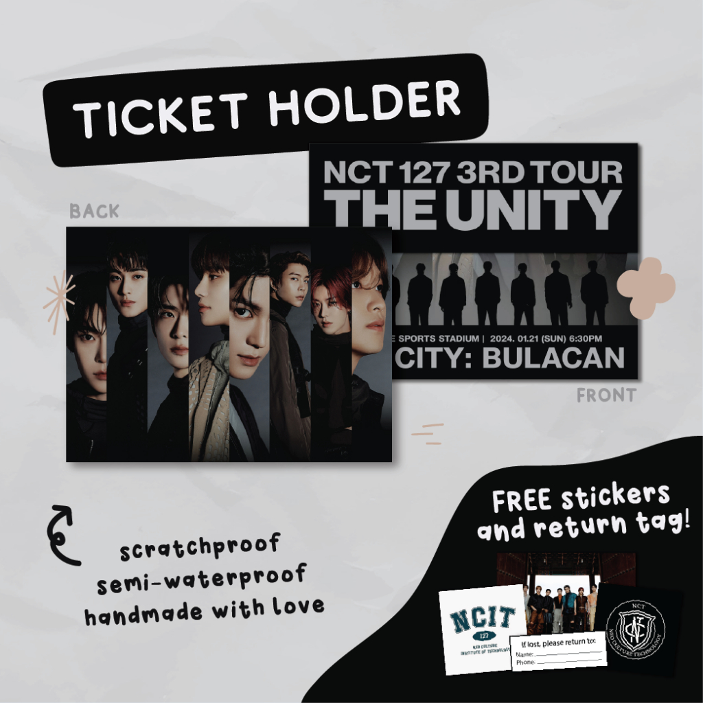 SCRATCHPROOF NCT 127 The Unity Neo City: Bulacan Ticket Holder | Shopee ...