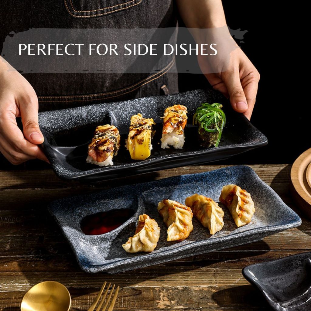 DAU Dumpling Saucer Plate Porcelain Platter Side Dish Japanese Serving ...