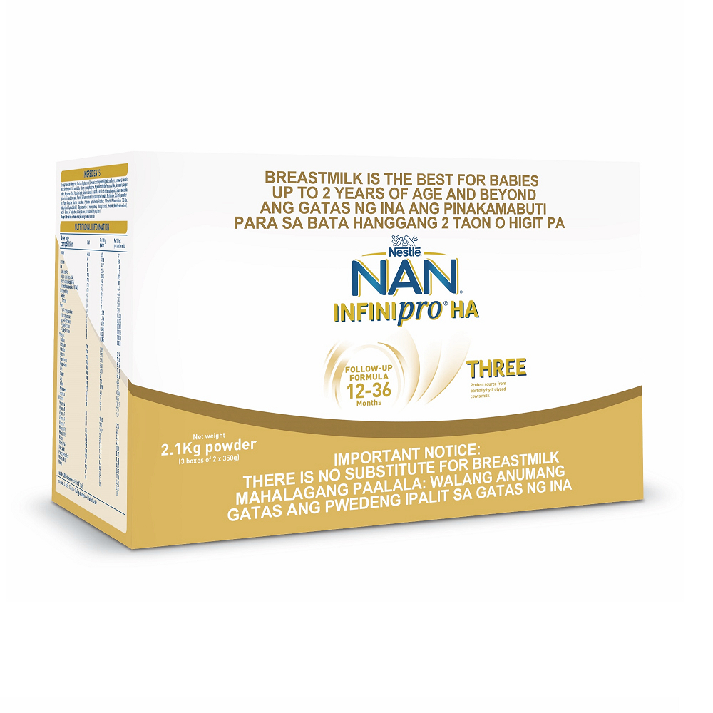 NAN InfiniPro HA Three Infant Milk for Children 12-36 Months 2.1kg ...