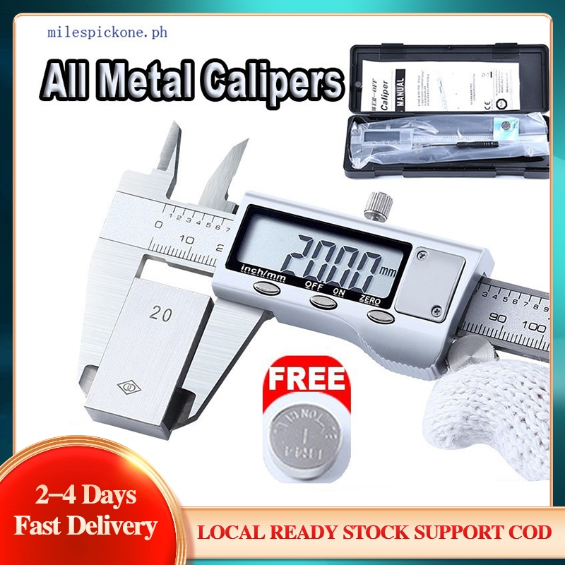 Stainless Steel 0-150mm/6" Metal casing Digital CALIPER VERNIER caliper ...