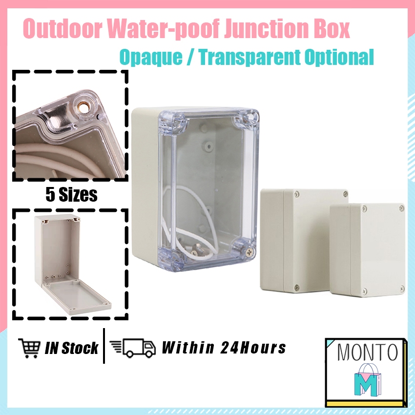 Outdoor IP65 Waterproof Enclosure Box Plastic Case Electronic Project ...