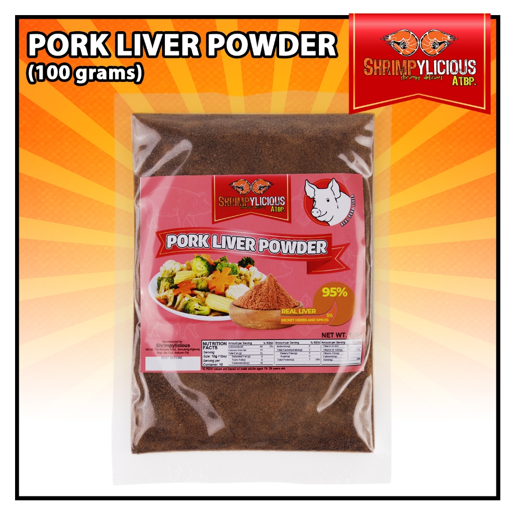Shrimpylicious 1 pc Pork Liver Powder 100grams/pack ( Other Application ...