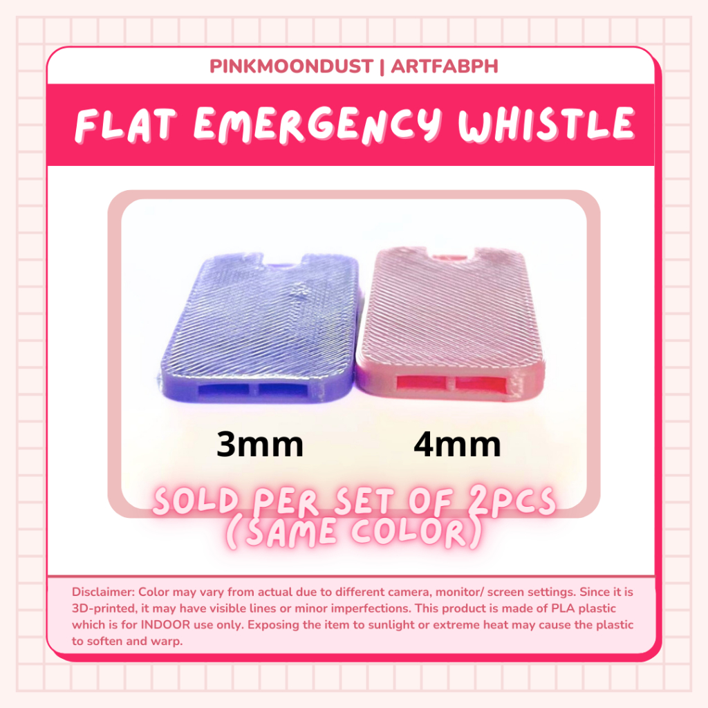 Flat Emergency Whistle | Shopee Philippines
