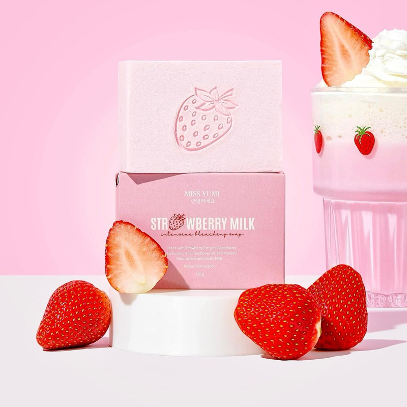 Miss Yumi Strawberry bleaching soap | Shopee Philippines
