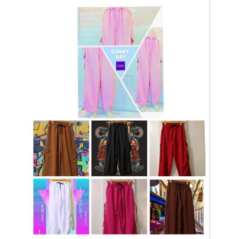 Fashion Cargo Pants with 2 Pocket & 4 Pockets Diff. Style | Shopee Philippines