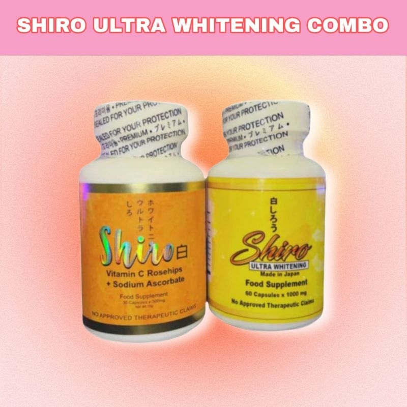 Shiro Ultra Whitening Combo With Shiro Vitamin C | Shopee Philippines