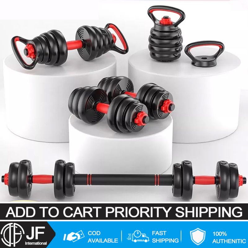 Dumbbells 40kg dumbbell set 20kg barbell set Fitness equipment Detachable fitness equipment ...