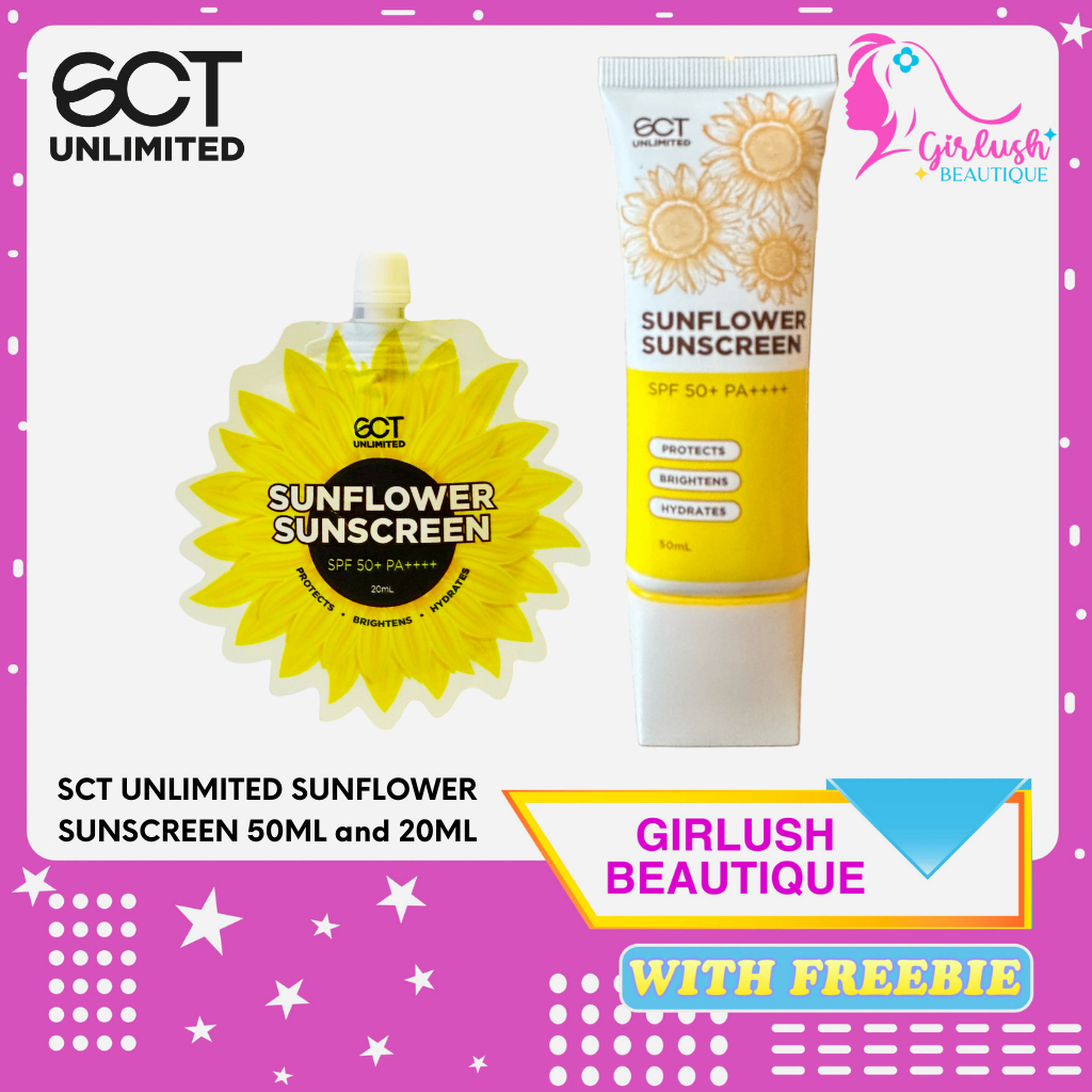 SCT Unlimited Sunflower Sunscreen SPF 50+ PA++++ | Shopee Philippines