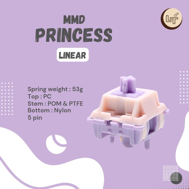 MMD Princess Linear V2 Switch 10 pcs (stock / lubed / lubed and filmed ...